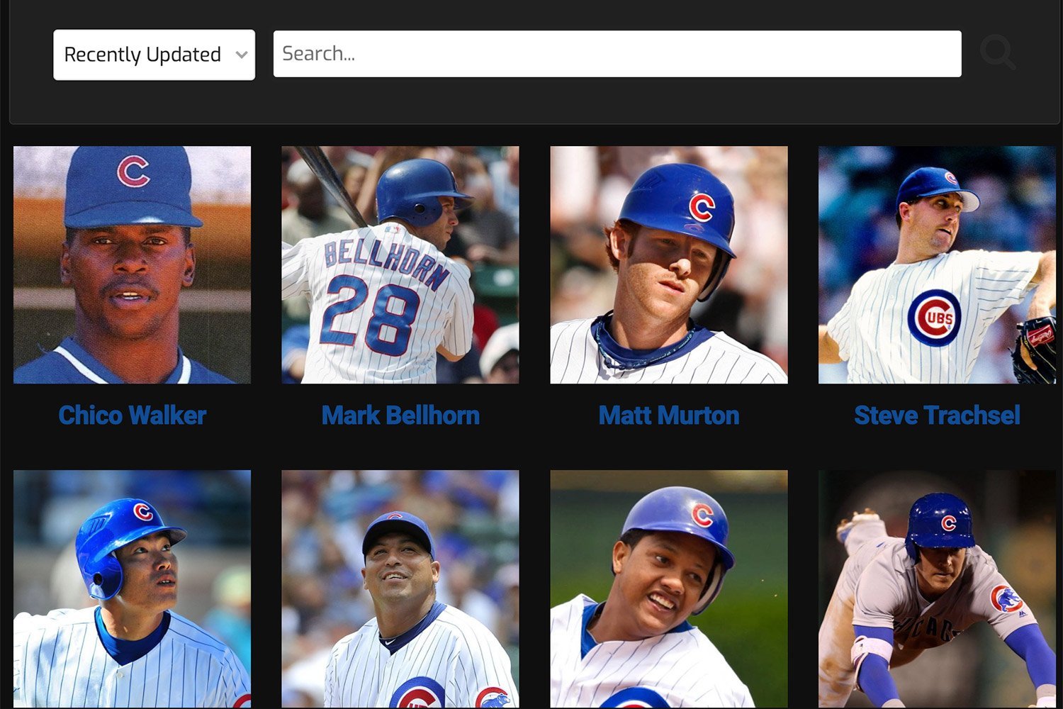 Introducing The Chicago Cubs Players Project! - Battle Your Tail Off ...